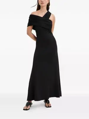 MARCELLA Alyssa Gathered Midi Dress