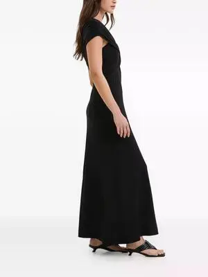 MARCELLA Alyssa Gathered Midi Dress