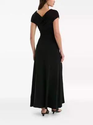 MARCELLA Alyssa Gathered Midi Dress