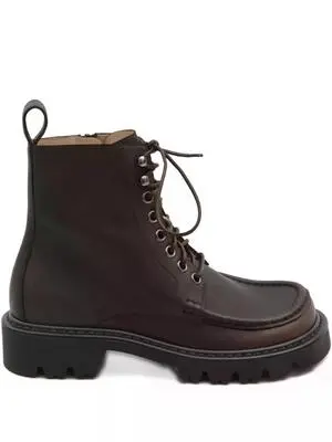 Loewe Lace-up Ankle Boots