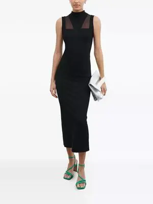 MARCELLA Amelia Mesh-panel Dress