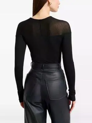MARCELLA Sheer-panel Top