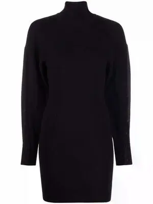 DIESEL® Roll-neck Knit Mini Dress