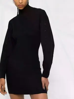 DIESEL® Roll-neck Knit Mini Dress