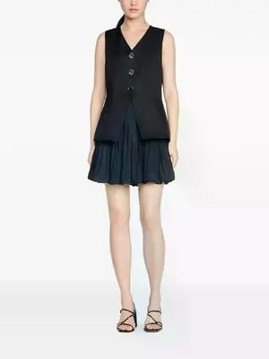 Sandro Layered Sleeveless Mini Dress