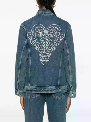 Farm Rio Embroidered Chest-pocket Jacket
