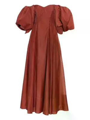 Aje Jardin Puff-sleeve Gown