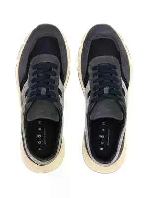 Hogan Hyperlight Leather Sneakers - Blue