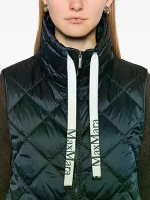 Max Mara Quilted Sleeveless Jacket
