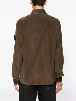 Stone Island Patch-pocket Long-sleeve Shirt - Brown