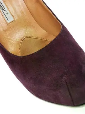 Brian Atwood 125mm Suede Platform Pumps