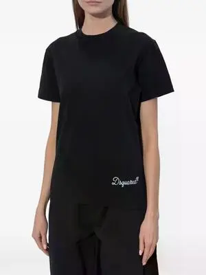 Dsquared2 Embroidered Logo Cotton T-shirt
