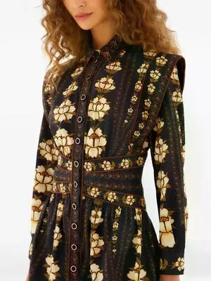 Farm Rio Floral-print Mini Dress