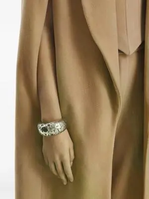 VESTIAIRE D'UN OISEAU LIBRE Collared Slit Cape - Neutrals
