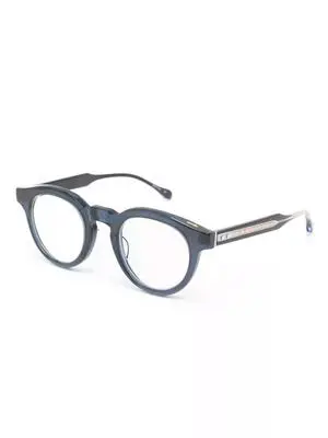 Matsuda Round Frame Glasses - Blue