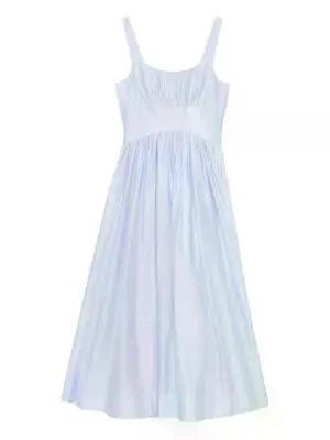 Aje Mist Ruched Midi Dress