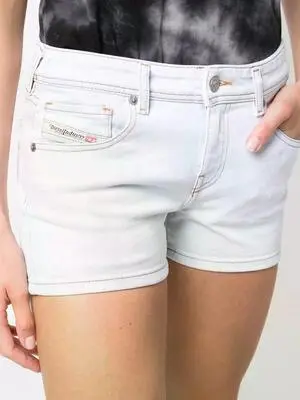 DIESEL® Low-rise Light-wash Denim Shorts