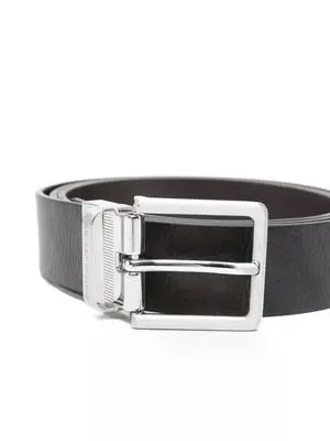 Emporio Armani Buckle-detail Belt - Brown
