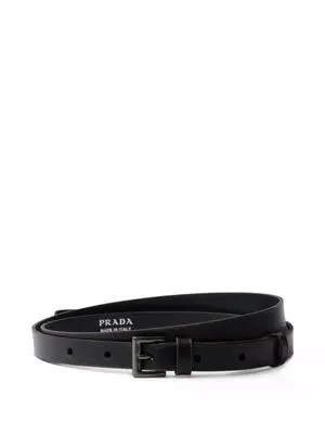 Prada Leather Belt - Black