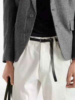 Prada Leather Belt - Black