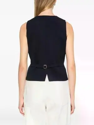 Max Mara Buttoned V-neck Gilet