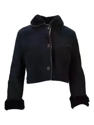 LA ROSE Long-sleeve Leather Jacket