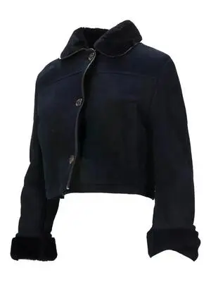 LA ROSE Long-sleeve Leather Jacket