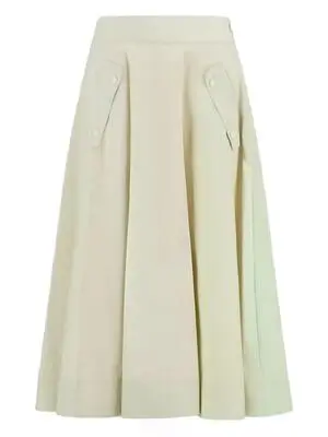 Herno Pleated A-line Skirt