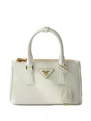 Prada Mini Galleria Leather Tote - White
