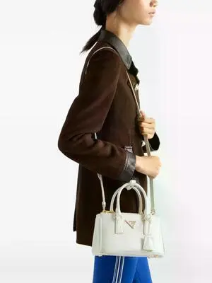 Prada Mini Galleria Leather Tote - White