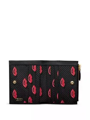 Prada Small Saffiano Leather Wallet - Black