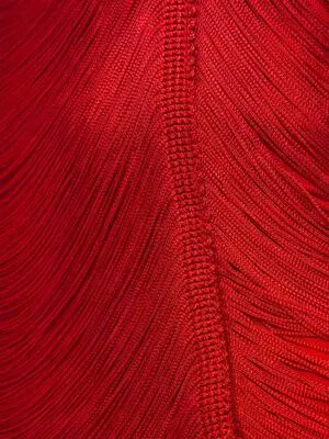 NISSA Fringed Midi Dress