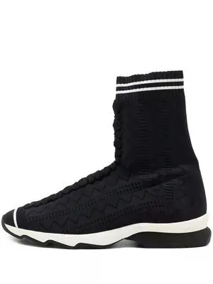 Fendi Mesh Sneakers - Black