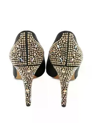 GINA Crystal-embellished Heeled Pumps