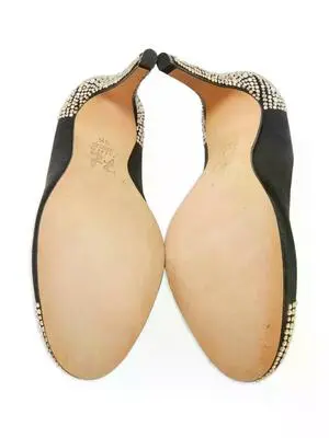 GINA Crystal-embellished Heeled Pumps