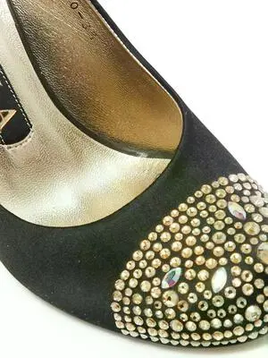 GINA Crystal-embellished Heeled Pumps