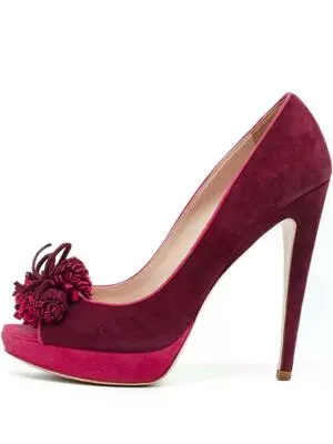 Miu Miu Leather Heeled Sandals