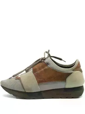 Balenciaga Leather Sneakers - Grey
