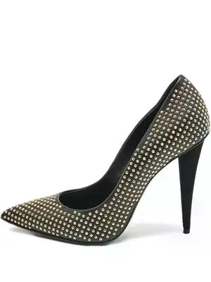 GIUSEPPE ZANOTTI Ester Studded Leather Pumps