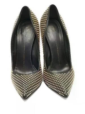 GIUSEPPE ZANOTTI Ester Studded Leather Pumps