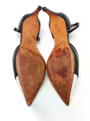 Givenchy 65mm D'orsay Leather Ankle-strap Pumps
