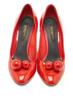 LOUIS VUITTON 75mm Leather Pumps