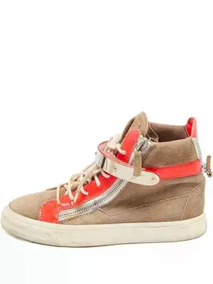 GIUSEPPE ZANOTTI Coby Suede Sneakers - Neutrals