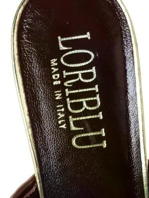 LORIBLU 100mm Interwoven Wedge Sandals
