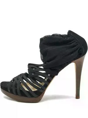 Fendi 75mm Mid-heel Strappy Sandals