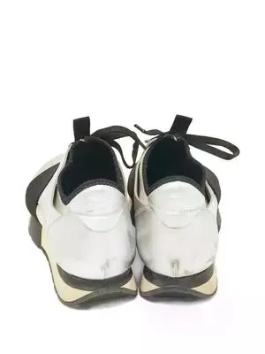 Balenciaga Race Runner Leather Sneakers - Grey