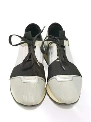 Balenciaga Race Runner Leather Sneakers - Grey