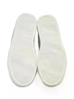 Zadig&Voltaire Snakeskin-effect Leather Sneakers