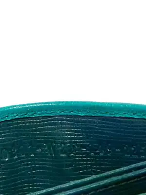 Fendi Textured Leather Card Holder