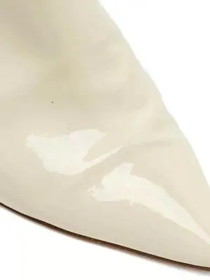 GIANVITO ROSSI Aramis Patent Leather Pointed Toe Mules